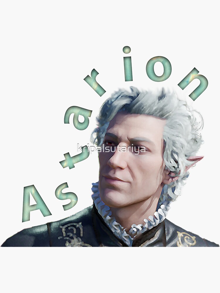 "Astarion" Sticker for Sale by kripalsutariya | Redbubble