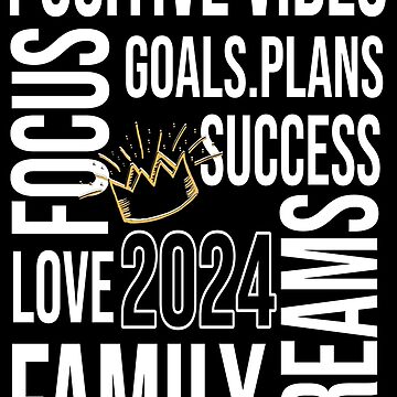 "2024 VISION BOARD MERCH / 2024 GOALS MERCH / MANIFESTATION AND ...