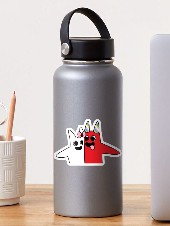 "BanBan and Banbaleena" Sticker for Sale by Featherssketch | Redbubble