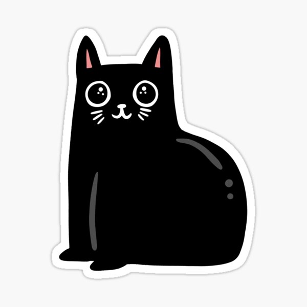 "Catloaf - Burnt Cat" Sticker for Sale by SnakeCakes | Redbubble