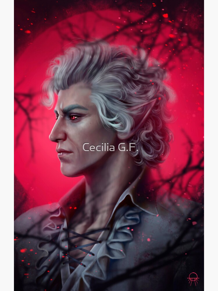 "Astarion" Sticker for Sale by Cecilia G.F. | Redbubble