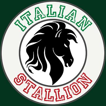 "Italian Stallion" Sticker for Sale by QuriourShop | Redbubble