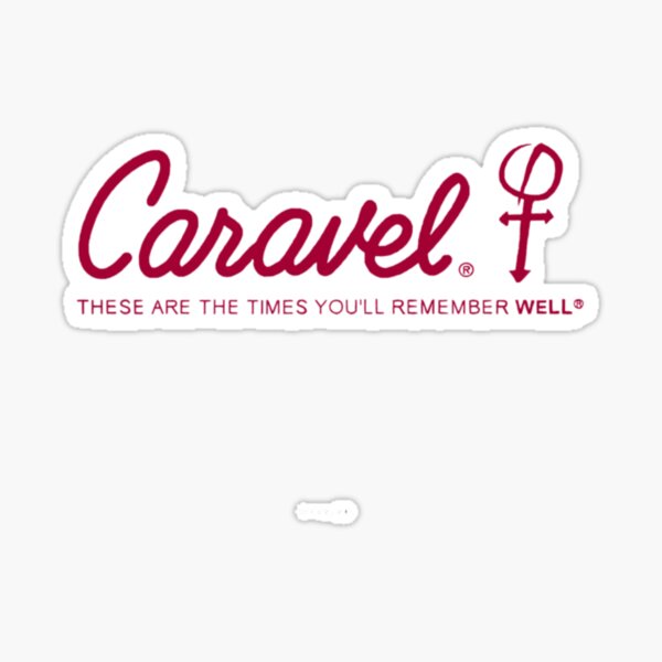 "Caravel Carvel Logo GVF " Sticker for Sale by MurderByTexh | Redbubble