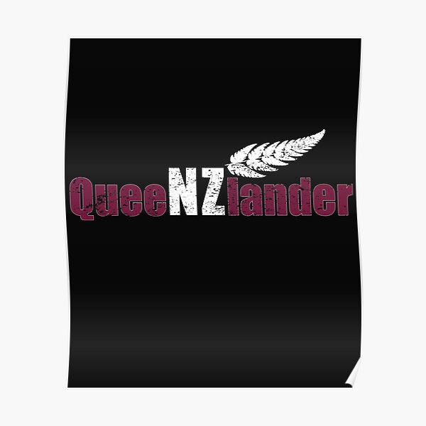 "Queenzlander Australia New Zealand Kiwi Queensland Shirt Sticker Gift ...