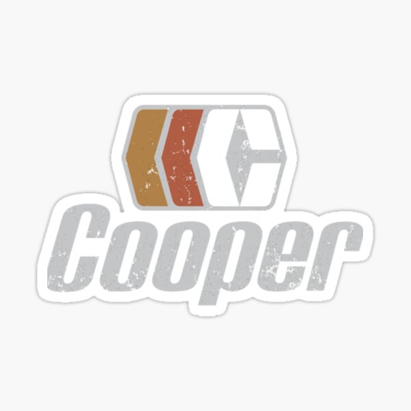 "Cooper logo" Sticker for Sale by GLENDARINELLI | Redbubble