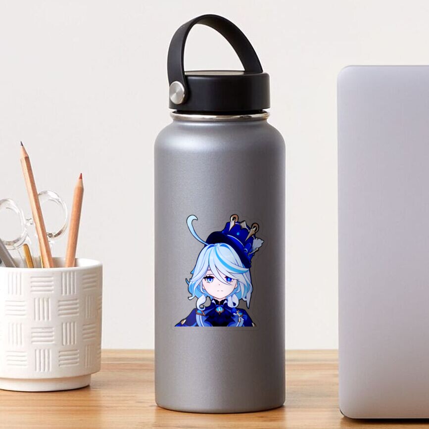 "Furina genshin impact Sticker Fan-made Genshin Furina Genshin Decals ...