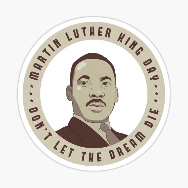 "Martin Luther King " Sticker for Sale by rodrigo93540961 | Redbubble