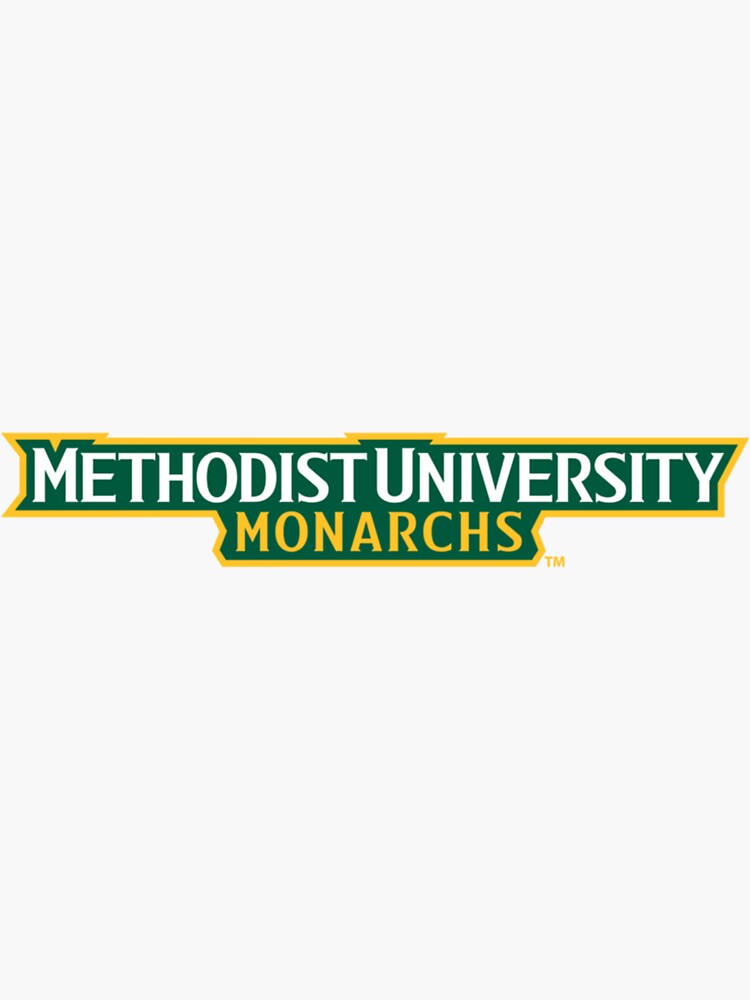 "methodist university monarchs logo " Sticker for Sale by DayelinHoey1 ...