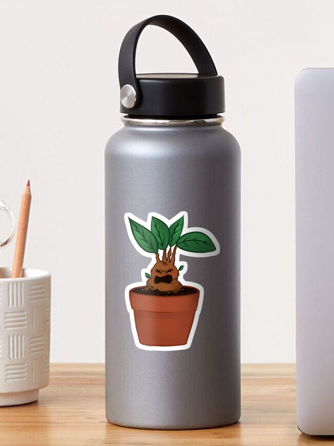 "Baby Mandrake" Sticker for Sale by sparkymonsterrr | Redbubble