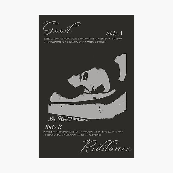 "Gracie Abrams Good Riddance Album" Photographic Print by ...