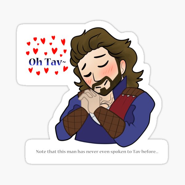 "Baldur's Gate 3 Gale - Romance at first approval?" Sticker for Sale by ...