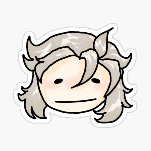 "Albedo" Sticker for Sale by Jinxed-Creature | Redbubble