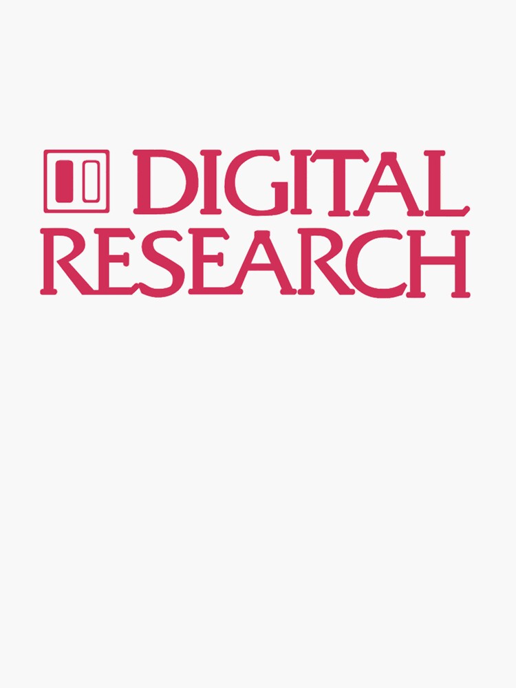 "Digital Research Logo " Sticker for Sale by KAIDEIBERT | Redbubble