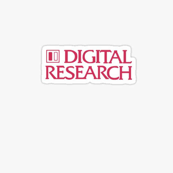 "Digital Research Logo " Sticker for Sale by KAIDEIBERT | Redbubble