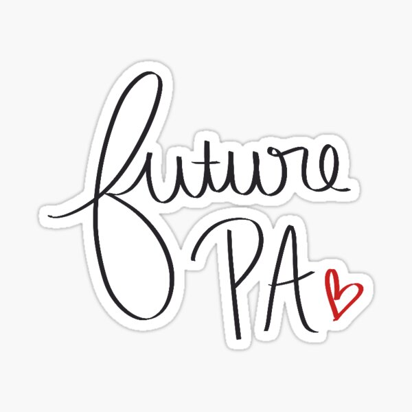 "Future PA (physician assistant) With heart" Sticker for Sale by ...