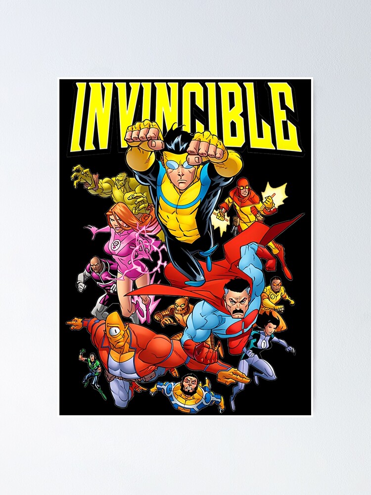 "Invincible invincible cartoon" Poster for Sale by MurphyCarsonCl ...