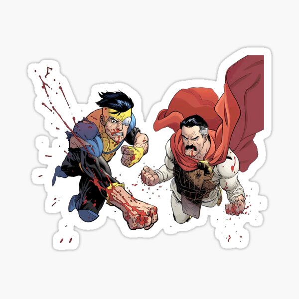 "invincible omni man" Sticker for Sale by MurphyCarsonCl | Redbubble