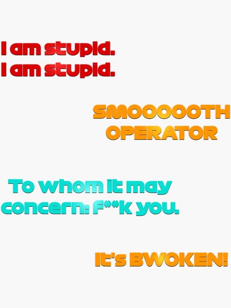 "f1 radio sticker pack" Sticker for Sale by voskhods | Redbubble