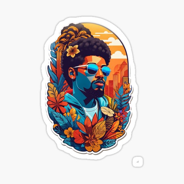 "Aesthetic Black male Custom Sticker for laptop Vinyl Sticker decal for ...