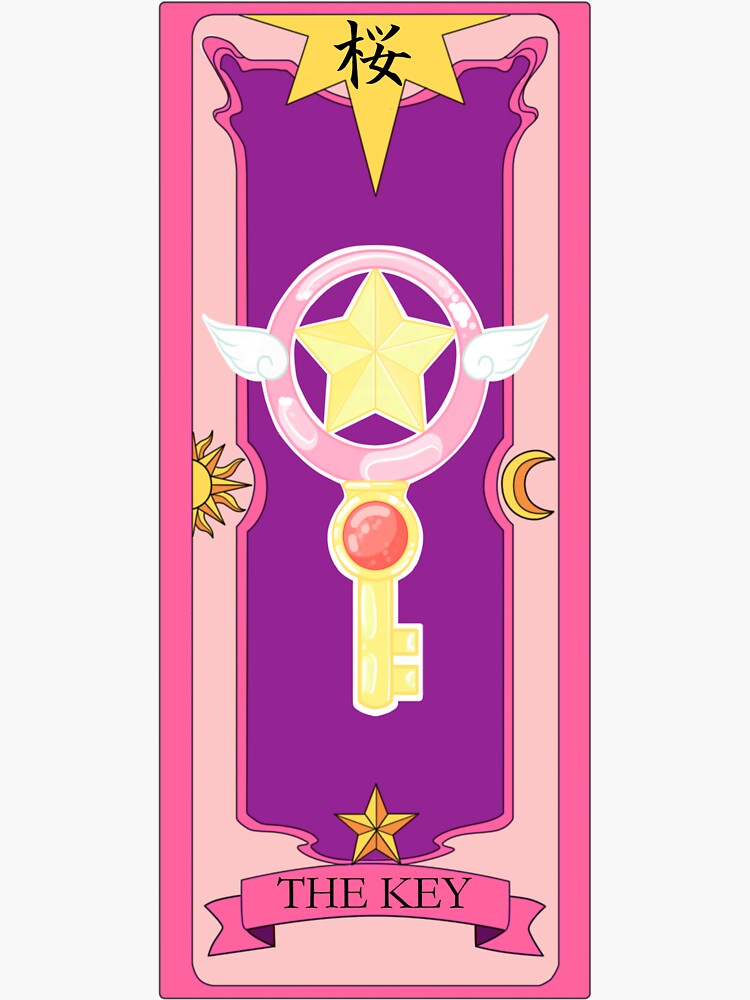 "Card Captor Sakura - The key" Sticker for Sale by oOMariOo | Redbubble