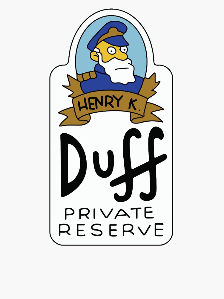 "Henry K. Duff Private Reserve" Sticker for Sale by IveGotItGifts ...