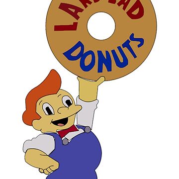 "Lard Lad Donuts" Sticker for Sale by Yandanhanfuq | Redbubble