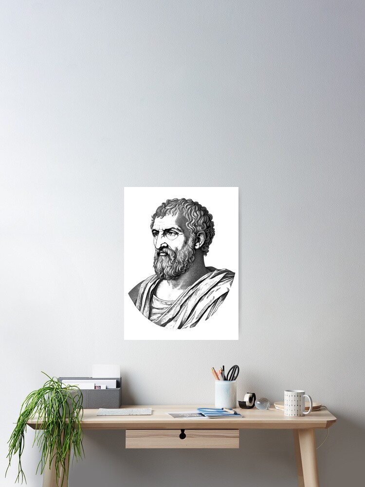 Poster for Sale mit "Porträt des Thales von Milet" von NTGUILTY | Redbubble