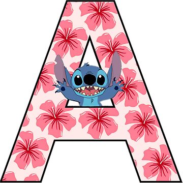"Stitch letter" Sticker for Sale by ZoeBaruch | Redbubble