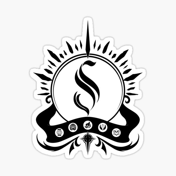 "School Strix Haven Crest" Sticker for Sale by TomCornShop | Redbubble
