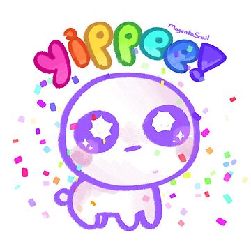 "Autism Creature - Yippee" Sticker for Sale by MagentaSnail | Redbubble