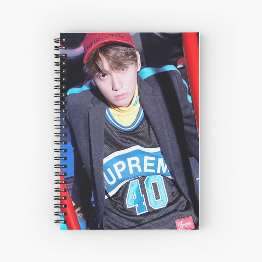 Bts Jungkook Notebookjournal Spiral Notebook For Sale By Lovableidol Redbubble