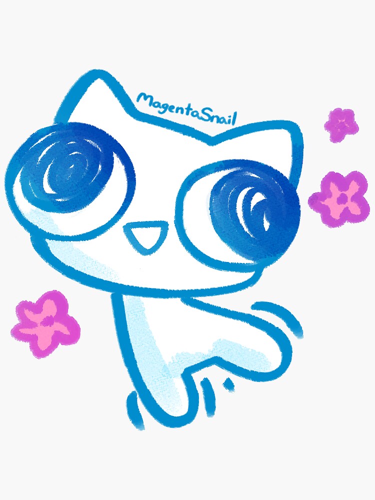 "ADHD Creature - dancing" Sticker for Sale by MagentaSnail | Redbubble