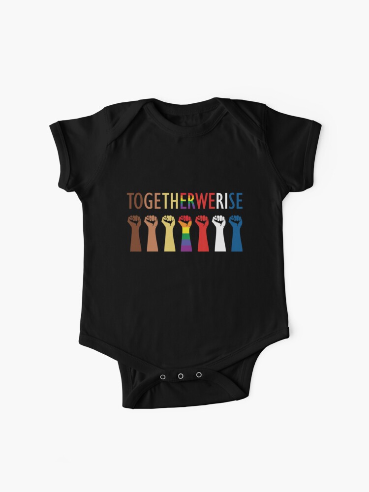 "Together We Rise Unity Design" Baby One-Piece for Sale by groovezero | Redbubble