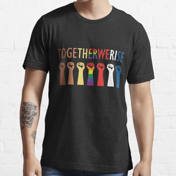 "Together We Rise Unity Design" T-shirt for Sale by groovezero | Redbubble | unity t-shirts ...