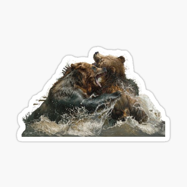 "Territorial Dispute Cutout" Sticker for Sale by gbeechamart | Redbubble