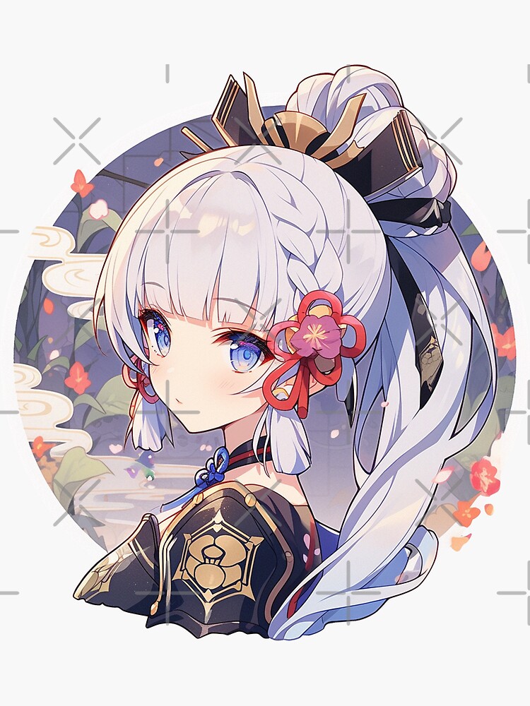 "Ayaka - Genshin Impact" Sticker for Sale by SchellStation | Redbubble