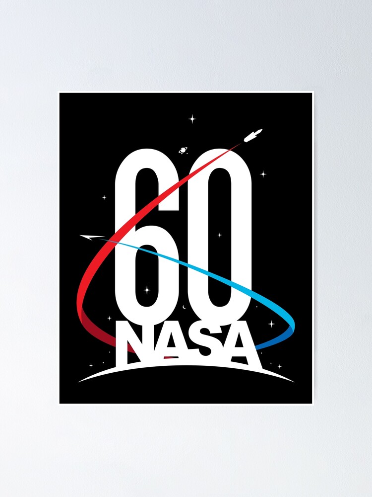 "NASA 60th Anniversary Logo - 60 years in Space - Celebrate NASA's 60th ...