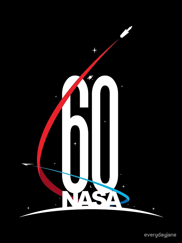 "NASA 60th Anniversary Logo - 60 years in Space - Celebrate NASA's 60th ...