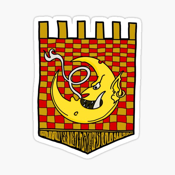 "Night Goblin banner" Sticker for Sale by OKyak | Redbubble