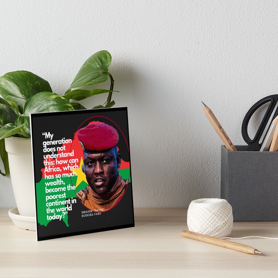 "Ibrahim Traoré of Burkina Faso - Quote" Poster for Sale by TCisseArt ...