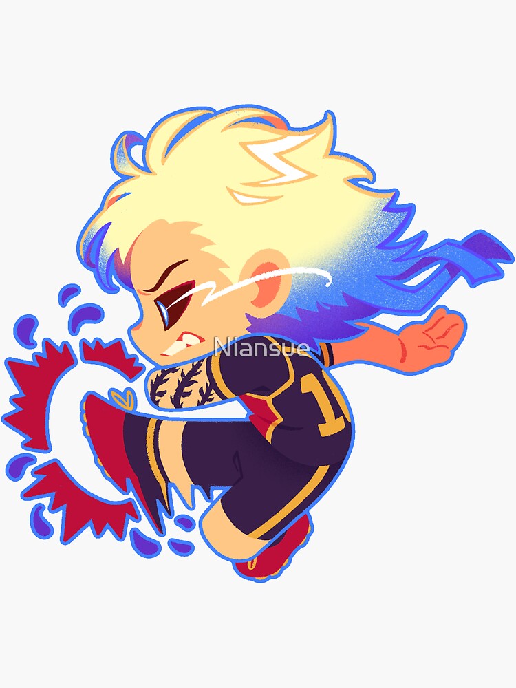 "Blue Lock - Kaiser" Sticker for Sale by Niansue | Redbubble
