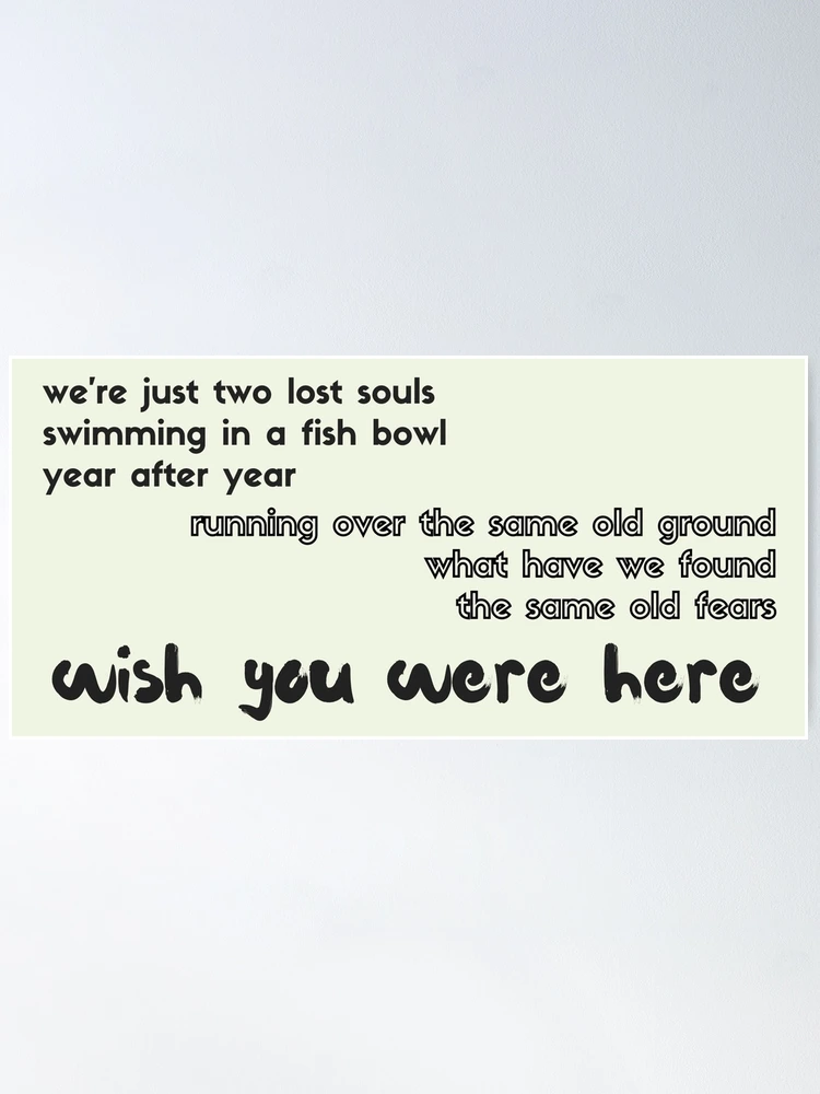 Pink Floyd Tumblr Wish You Were Here