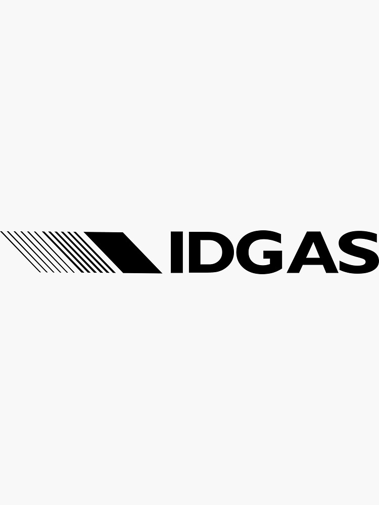 "IDGAS" Sticker for Sale by oddball508 | Redbubble