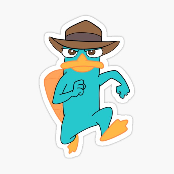 "Perry the Platypus agent P" Sticker for Sale by Lakhwinder0006 | Redbubble