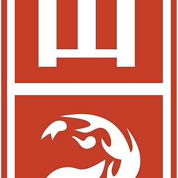 "Japanese Red Mana Symbol" Sticker for Sale by BrandonUnusual | Redbubble