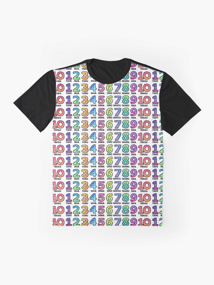 "Te Reo Maori - Numbers" T-shirt for Sale by AdrienneBody | Redbubble ...