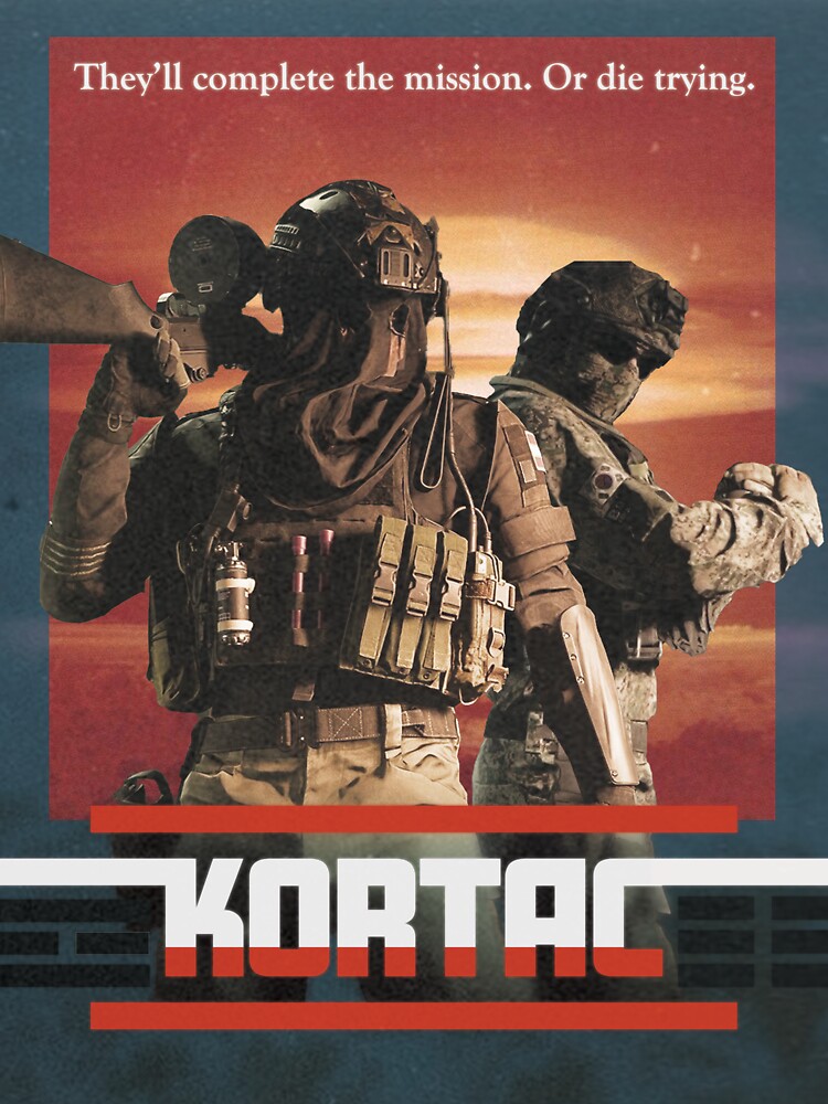 "KorTac Movie Poster" Sticker for Sale by Canary141 | Redbubble