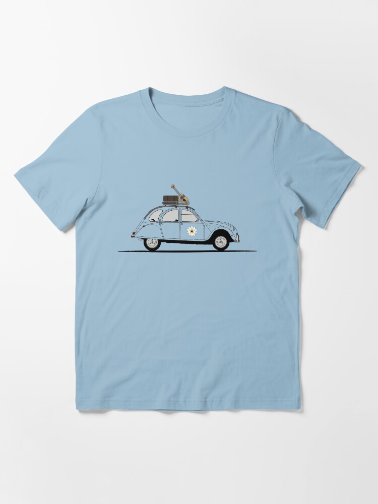 "Citroen 2CV" T-shirt for Sale by 3pedaldriving | Redbubble | citroen t ...