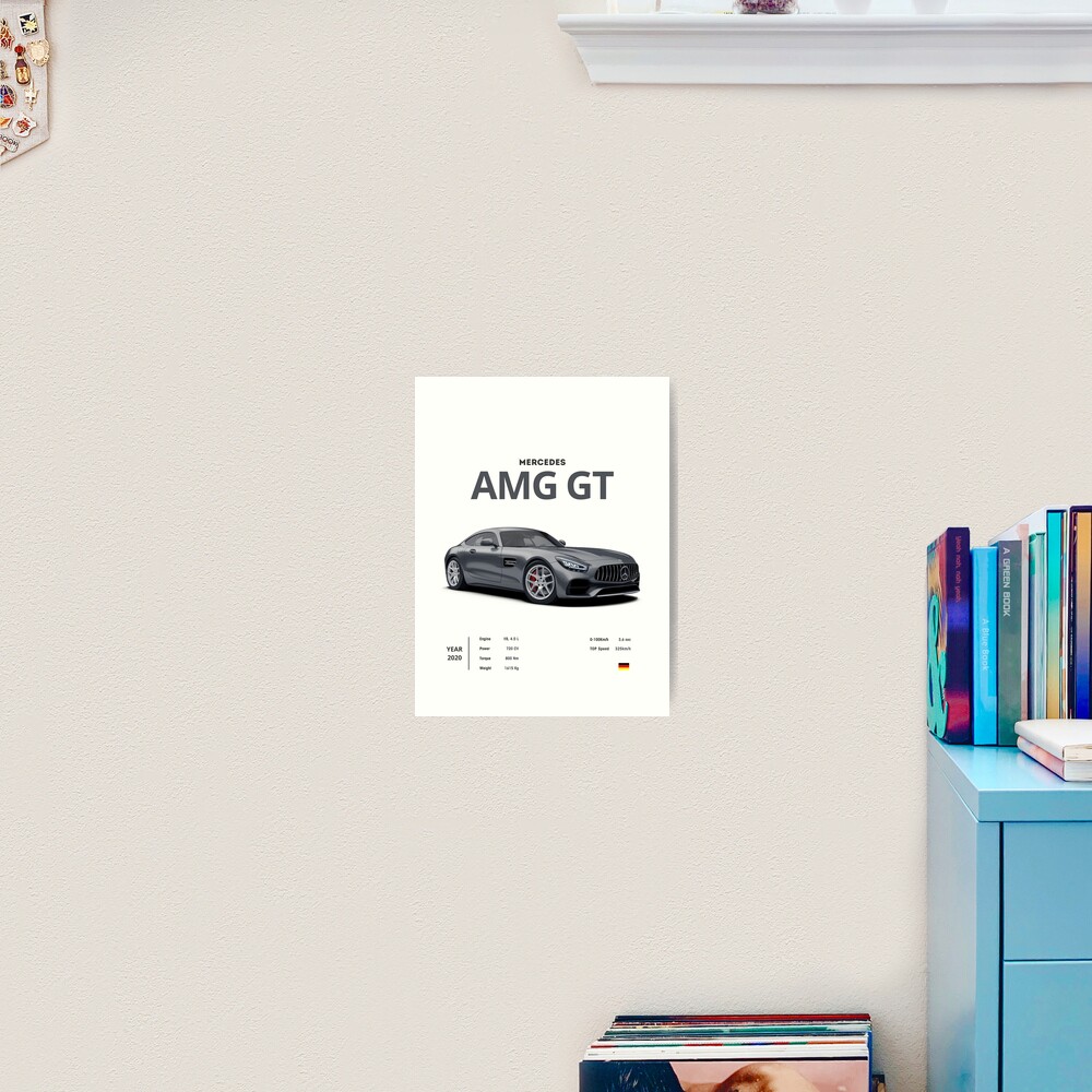 "Mercedes Amg GT" Poster for Sale by hipeFN | Redbubble