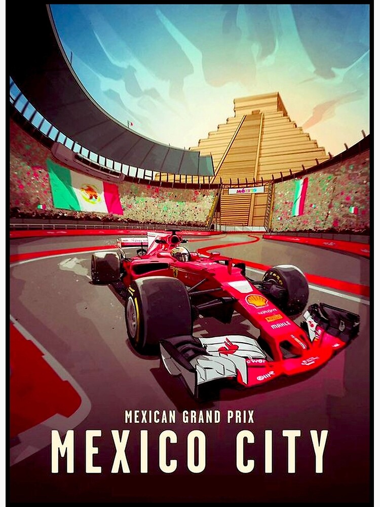 "MEXICAN : Grand Prix Auto Racing Advertising Print" Poster for Sale by ...